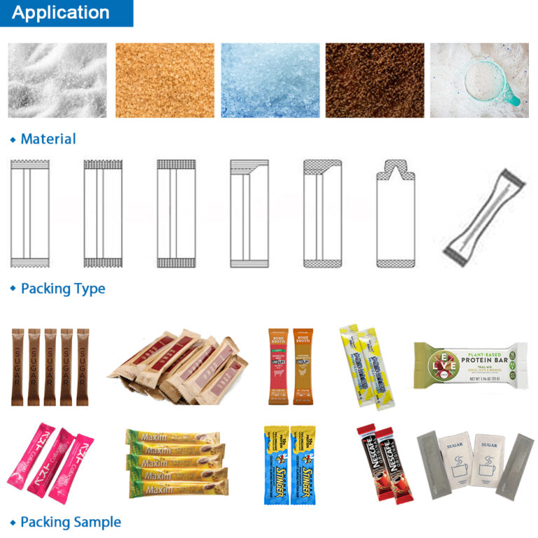 Brown Sugar Sachet Packaging Machines for Hygienic Packing